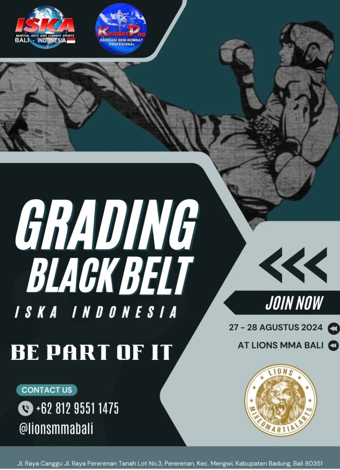 GRADING BLACK BELT KICKBOXING – ISKA BALI – Iska Indonesia