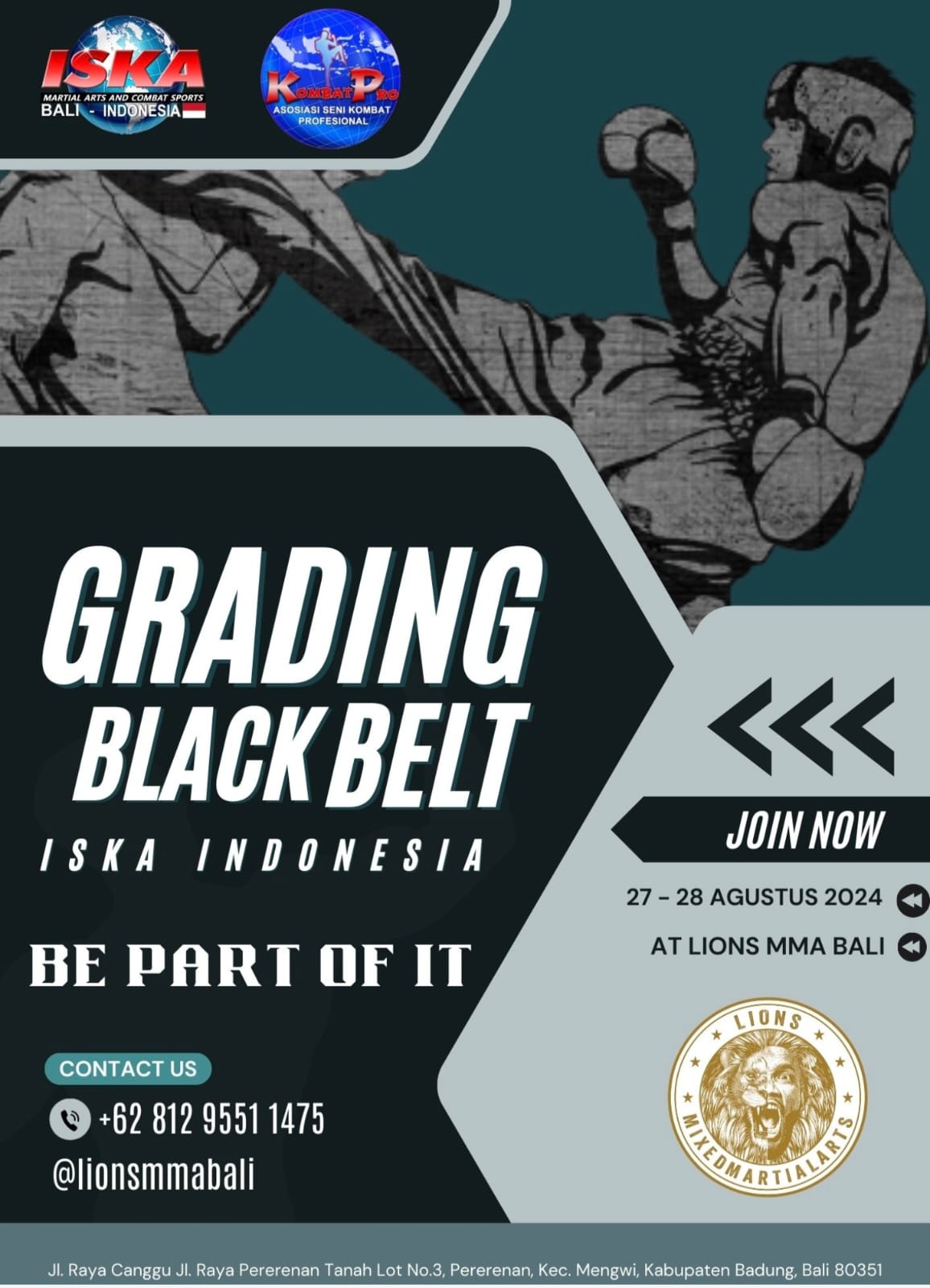 GRADING BLACK BELT KICKBOXING – ISKA BALI – Iska Indonesia